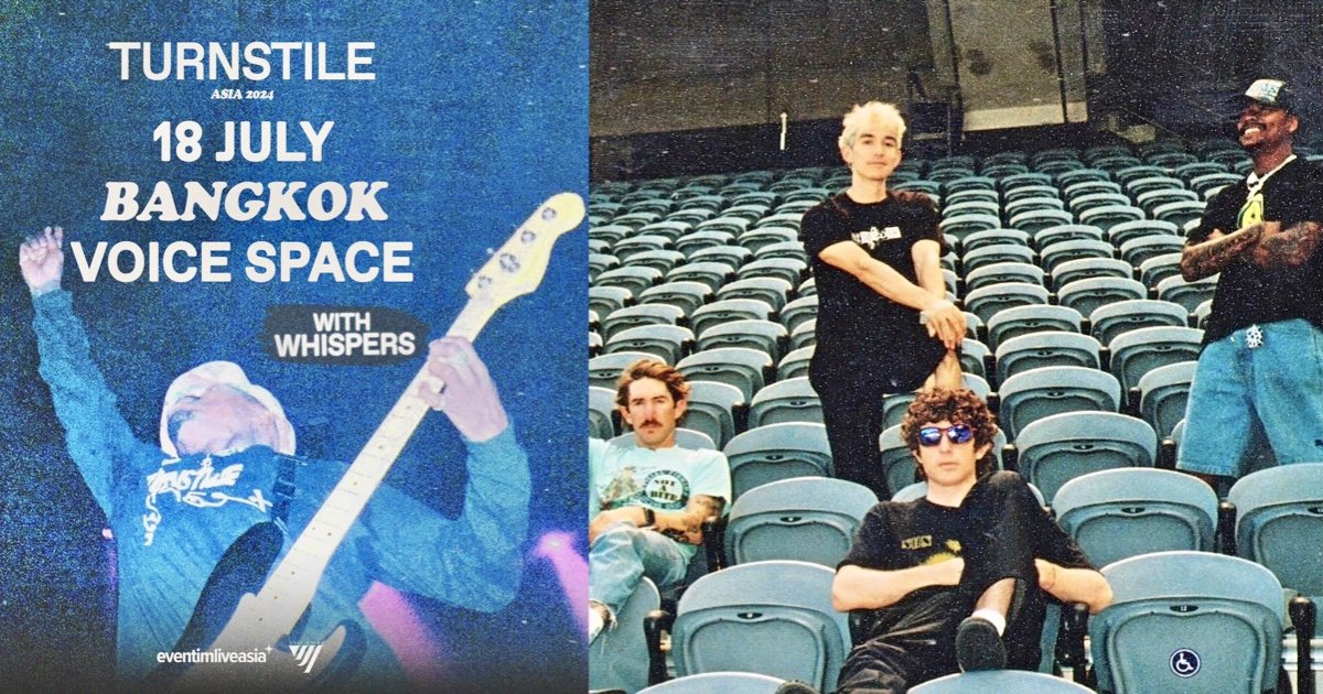 TURNSTILE Asia 2024 Tour - Live in Bangkok